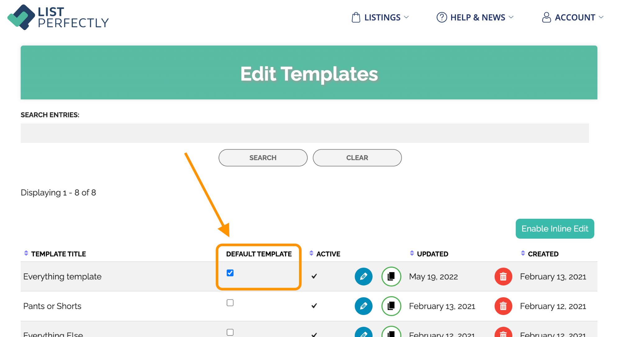 List Perfectly Default Templates and How to Use Them | List Perfectly