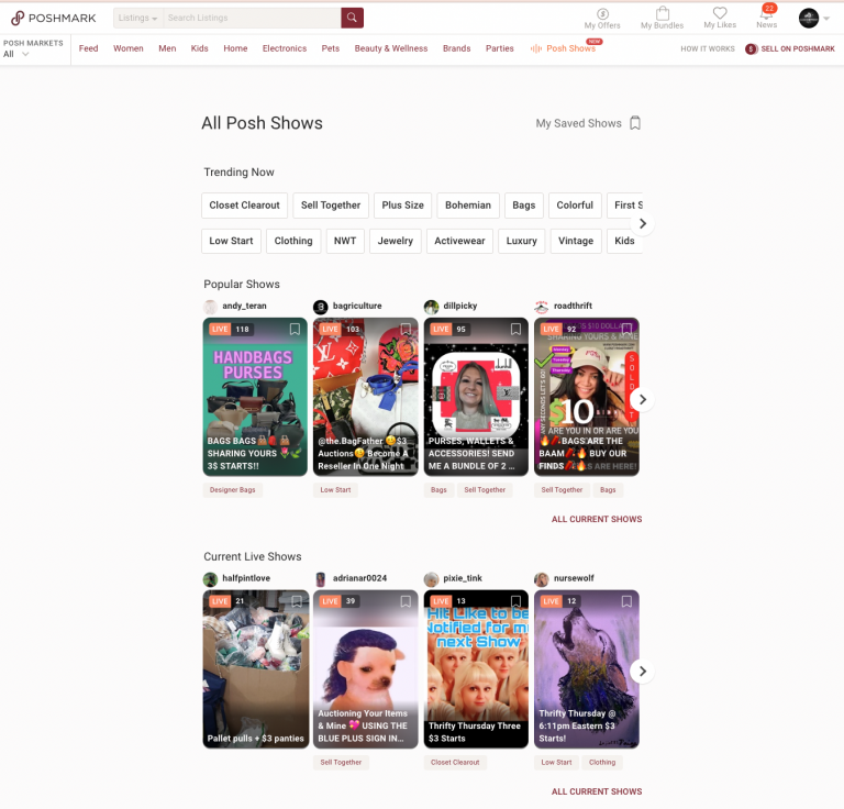 Poshmark Share Shows: What They Are and Why You Should Try Them | List ...