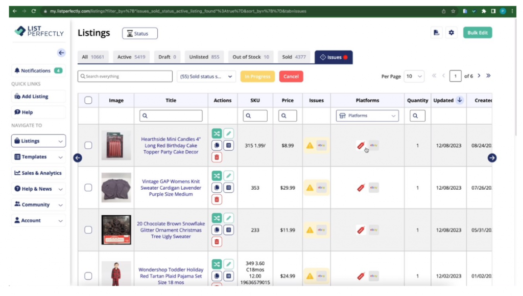 List Perfectly s Auto Delist And Issue Finder Are Here List Perfectly