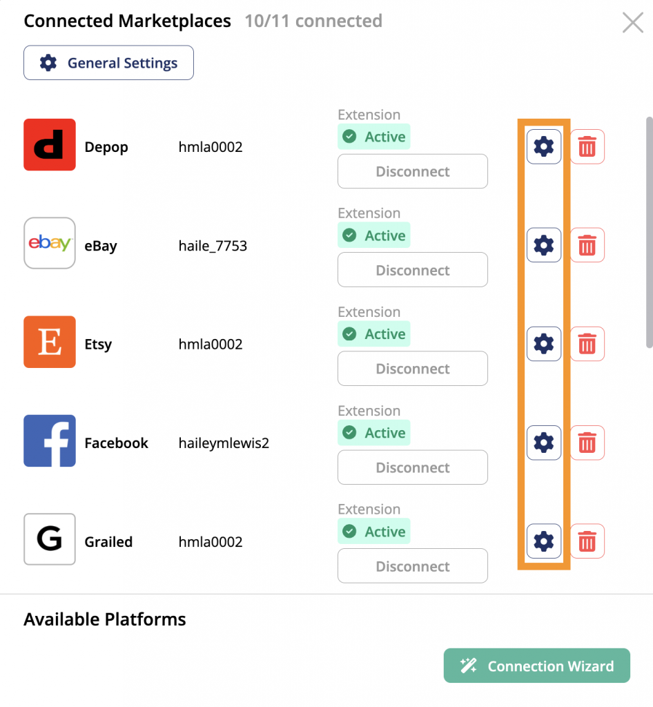 List Perfectly Pro Plus: Connection Wizard | List Perfectly