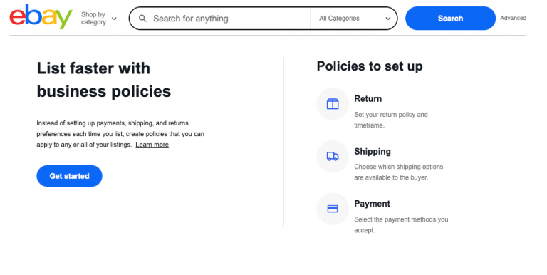 eBay Business Policies 2025: Shipping Made Simple