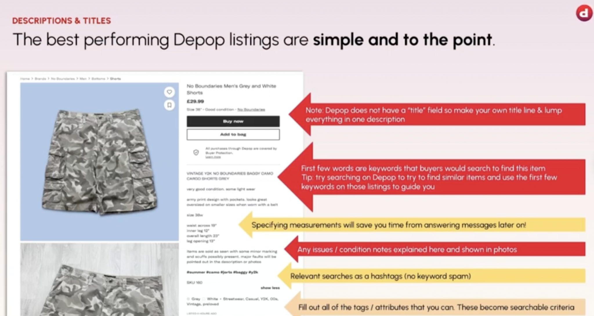 Depop Selling | List Perfectly